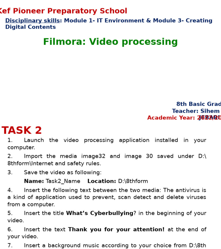 Video Processing | PDF