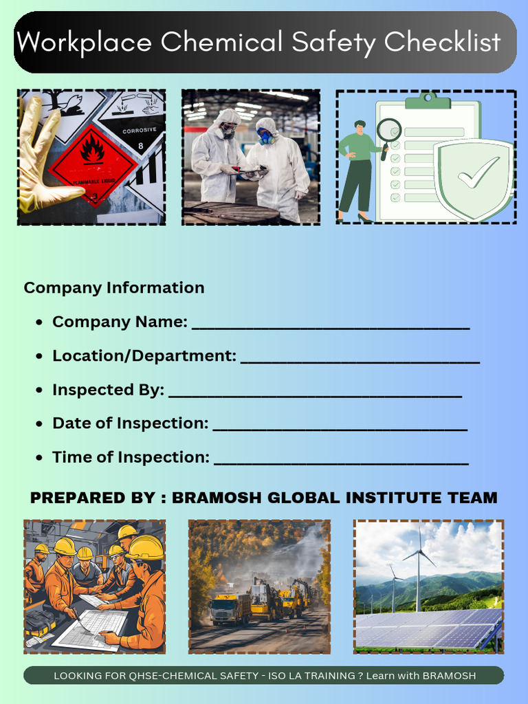 Chemical Safety Checklist | PDF