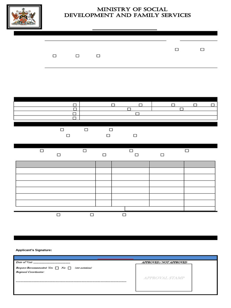 NSDP Customer Application Form | PDF