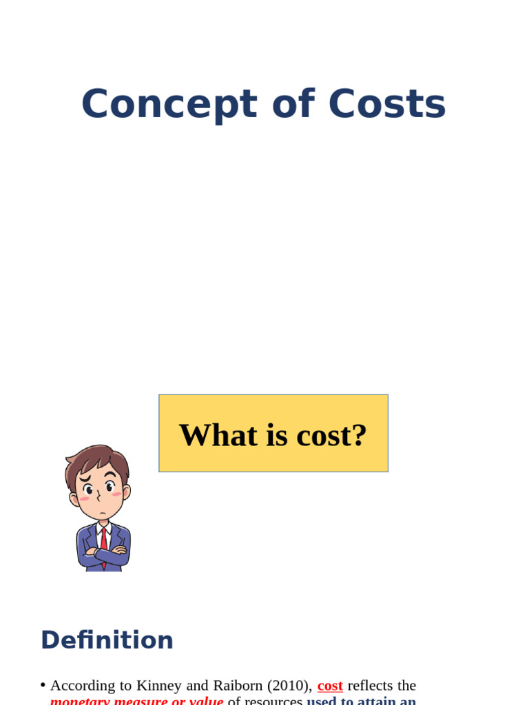 03 Lesson 2 Cost Definition Classification and Segregation Using ...