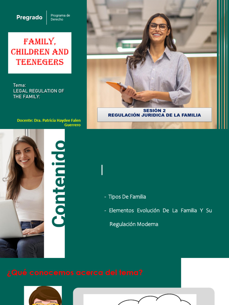 Ss02 Legal Regulation of The Family | PDF | Politics | Social Science