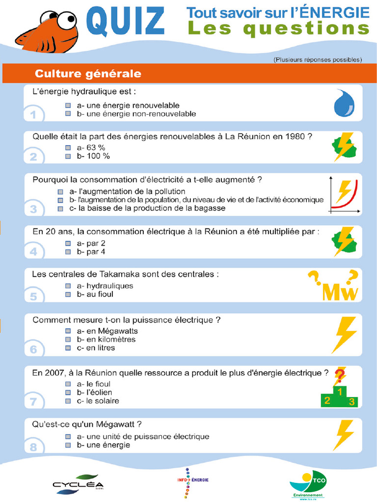 4 P Energie Poisson Cycléa Enf A4 RV | PDF