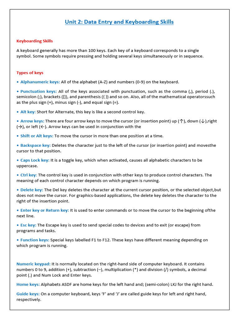 Unit 2 - Notes | PDF Unit 2 - Notes | PDF