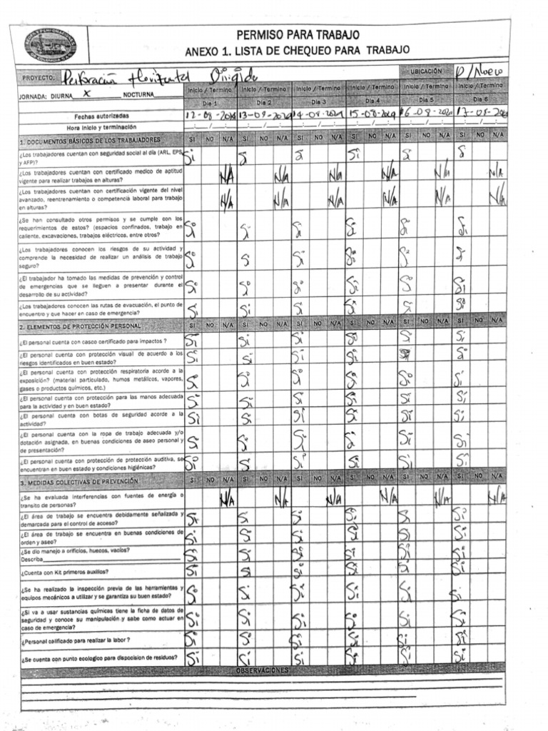 Permisos de Trabajo 2024 (Dirigido Congo) | PDF Permisos de Trabajo 2024 (Dirigido Congo) | PDF