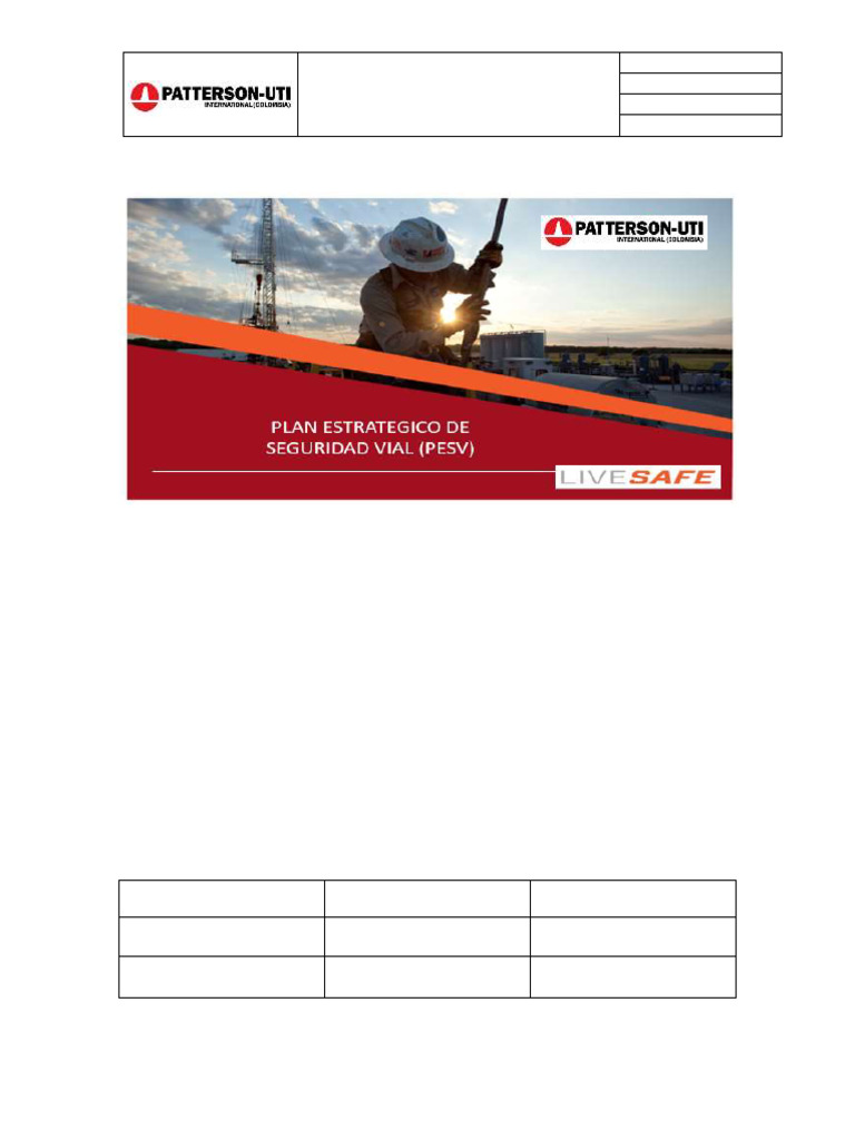 Anexo No. 21 Hseq-pr32 Plan Estrategico de Seguridad Vial_2022 v2. | PDF