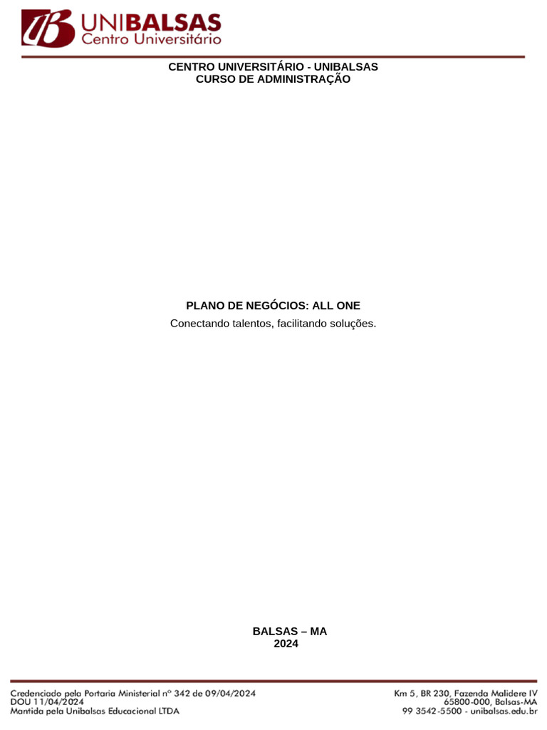 Tcc - All One - Business Plan | PDF Tcc - All One - Business Plan | PDF