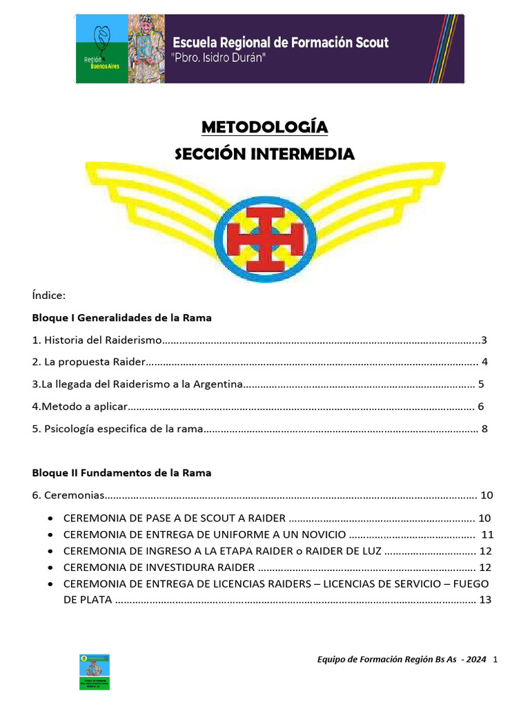 Metodología Intermedia Nivel II Region Bs As (06-05-2024) | PDF
