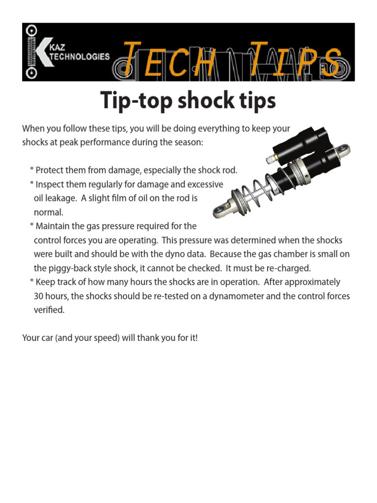Tip Top Shock Tips | PDF
