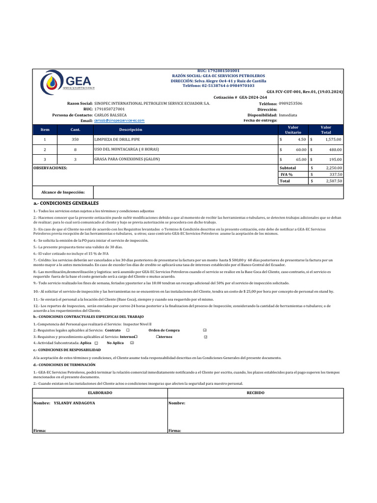 Gea-24-264 - Sinopec | PDF