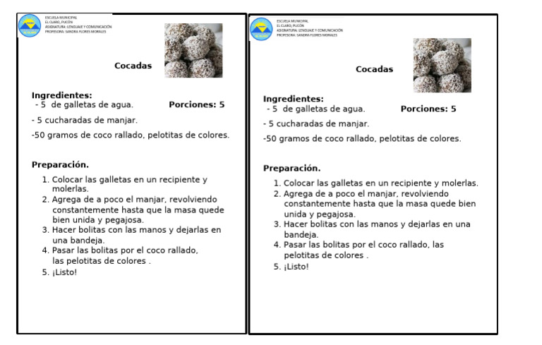 Cocadas | PDF
