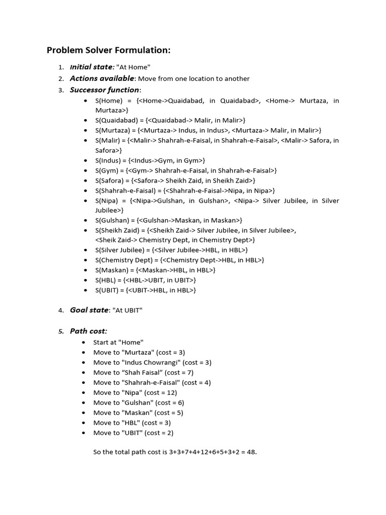 2 (Problem Solver Formulation) | PDF