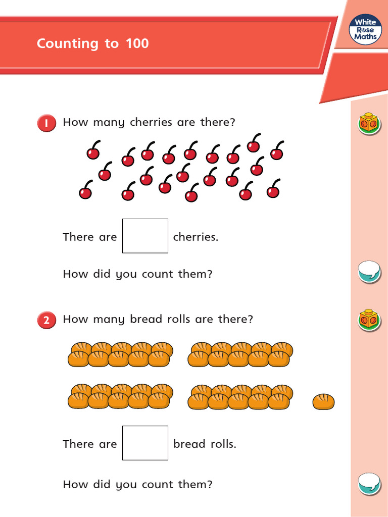 Maths Lesson 1 Counting To 100 | PDF