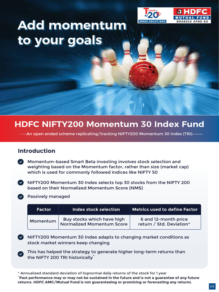 HDFC NIFTY200 Momentum 30 Index Fund - Leaflet (October 2024) | PDF ... HDFC NIFTY200 Momentum 30 Index Fund - Leaflet (October 2024) | PDF ...