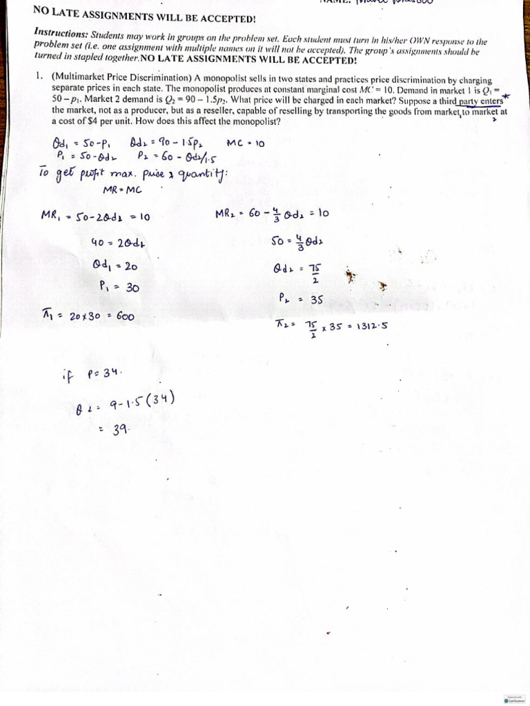 Problem Set 2 | PDF