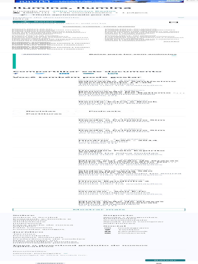 Ilumina, Ilumina PDF | PDF