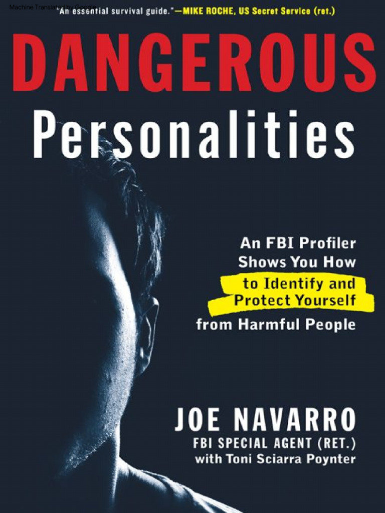 Joe Navarro - Dangerous Personalities-Traducido | PDF