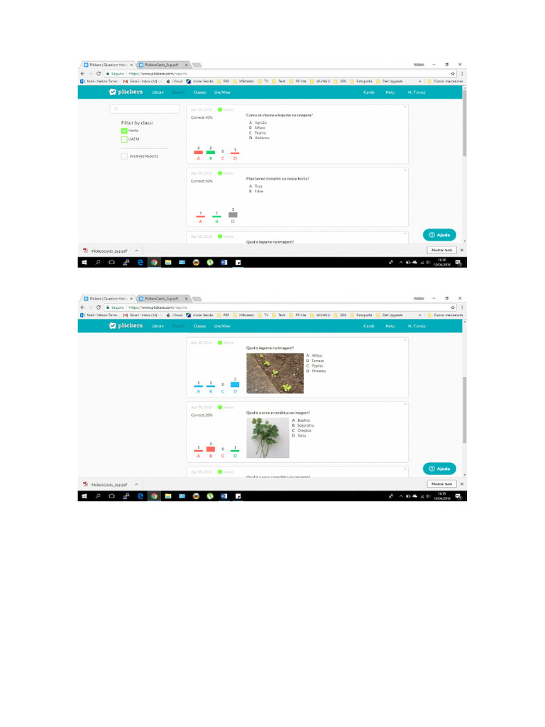 Plickers Horta | PDF