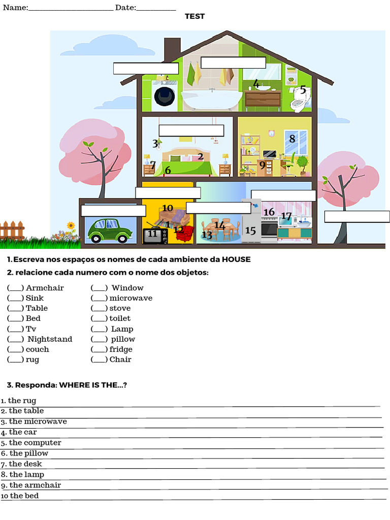 Prepositions of Place | PDF