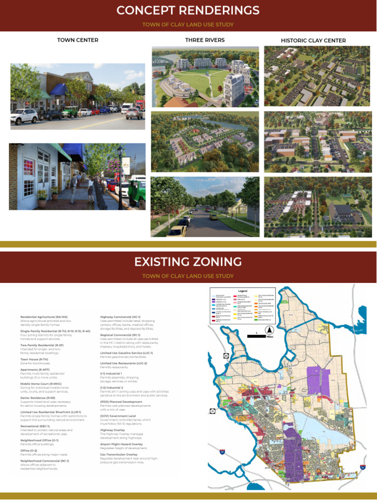 Town of Clay - Land Use Study 2024 | PDF | Parks | Infrastructure