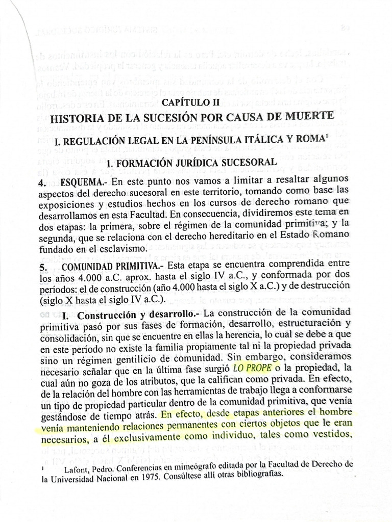 Historia de La Sucesión. | PDF