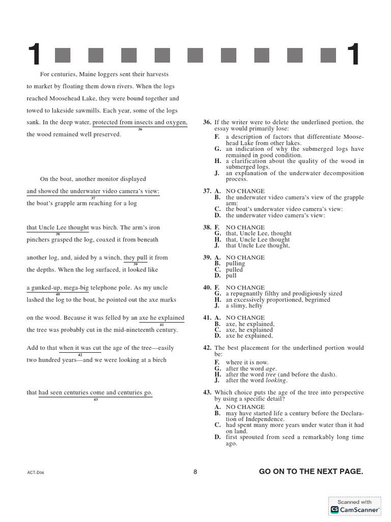 Act 2nd Oct Homework | PDF
