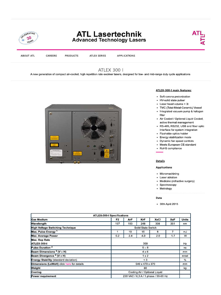 ATLEX 300 L Refractive | PDF