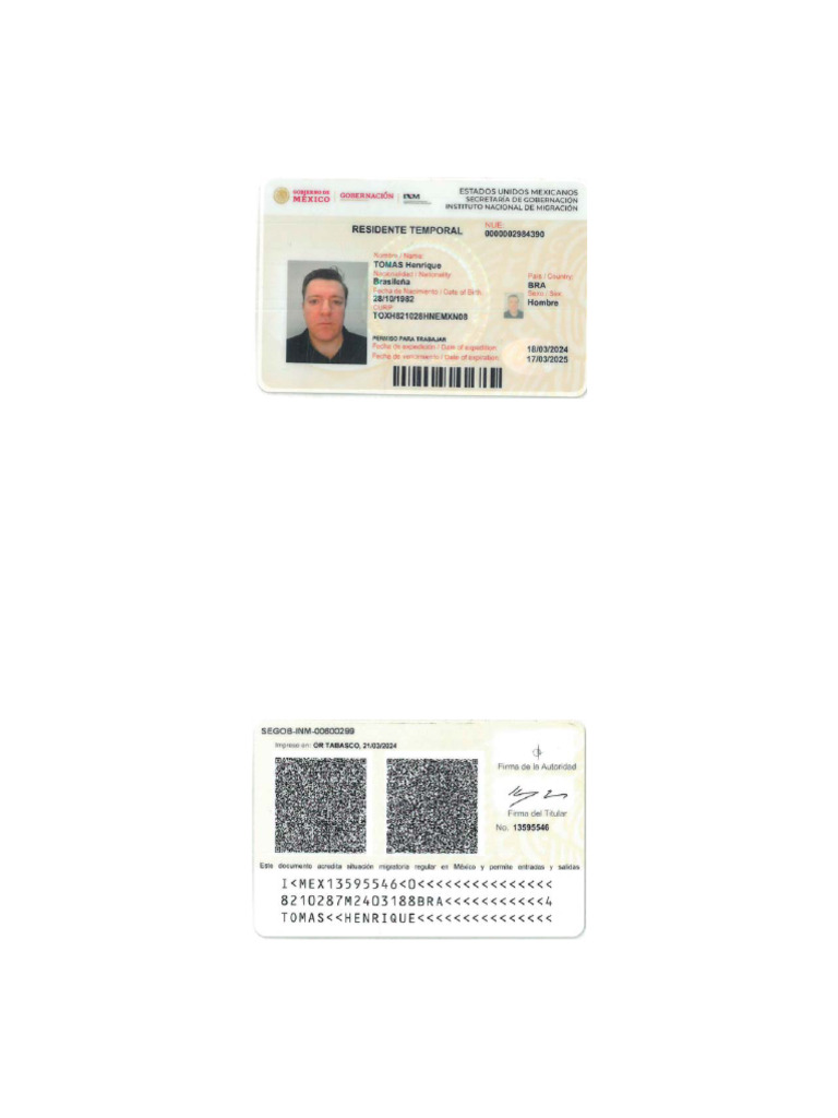 Mexico Id Card | PDF
