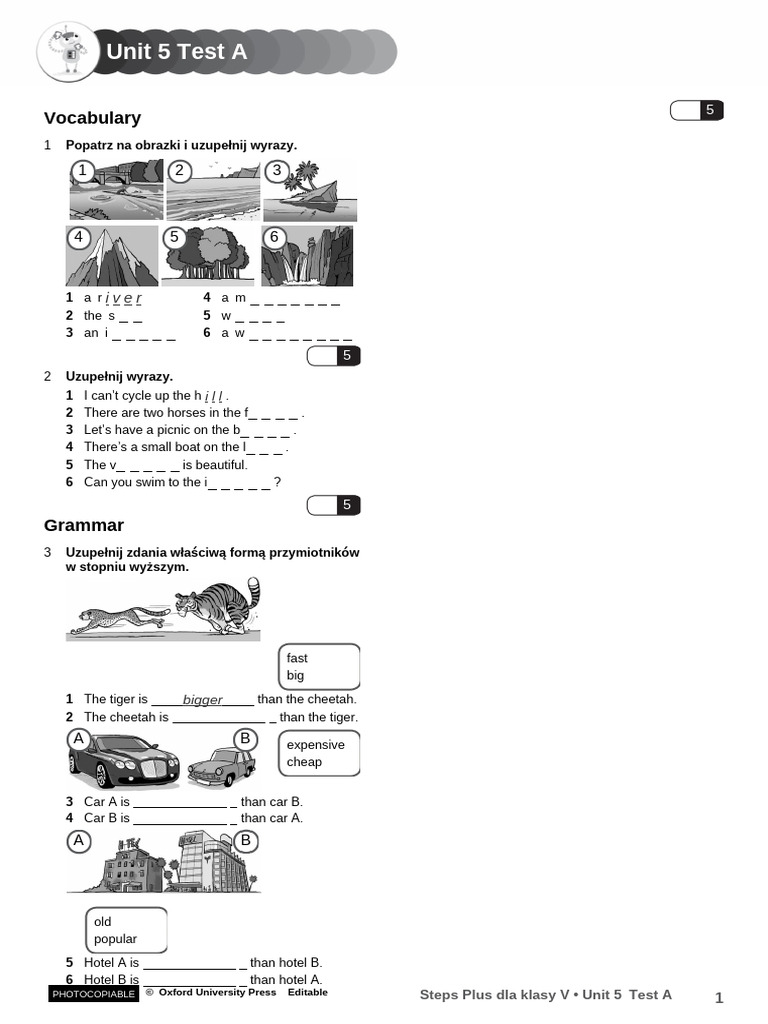 16 Steps Plus Dla Klasy V U5 A | PDF