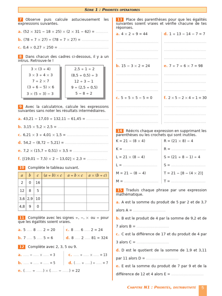 Exercices 1ac-5 | PDF