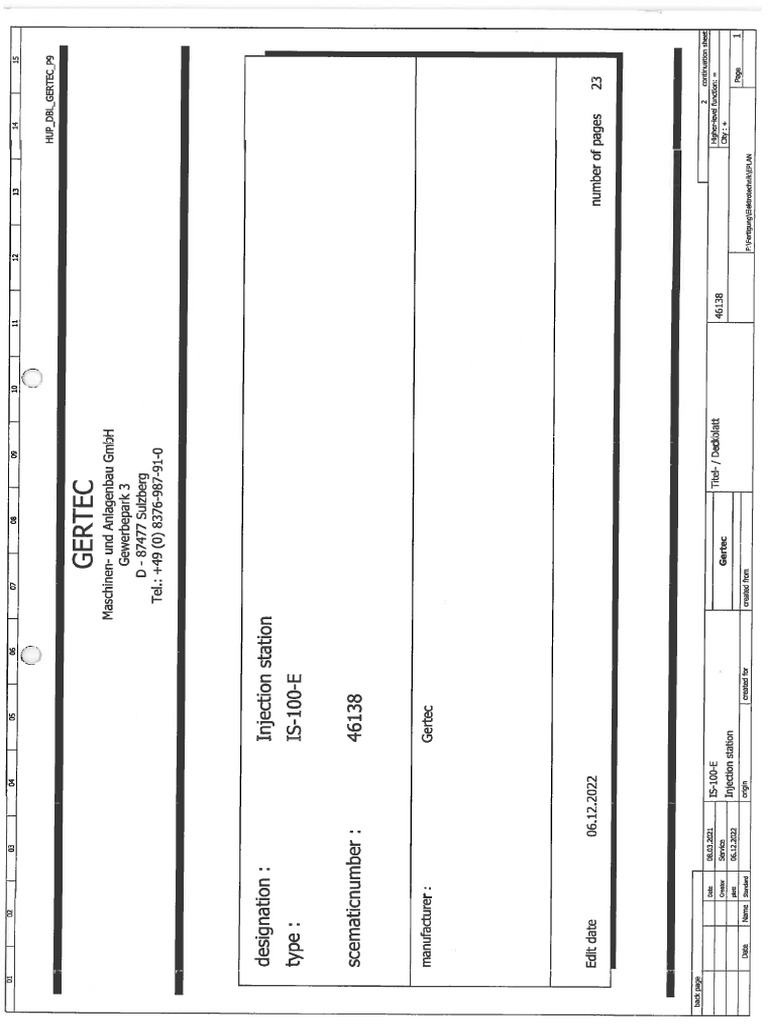 B-227 Esquema Electrico GERTEC Is-100-E | PDF