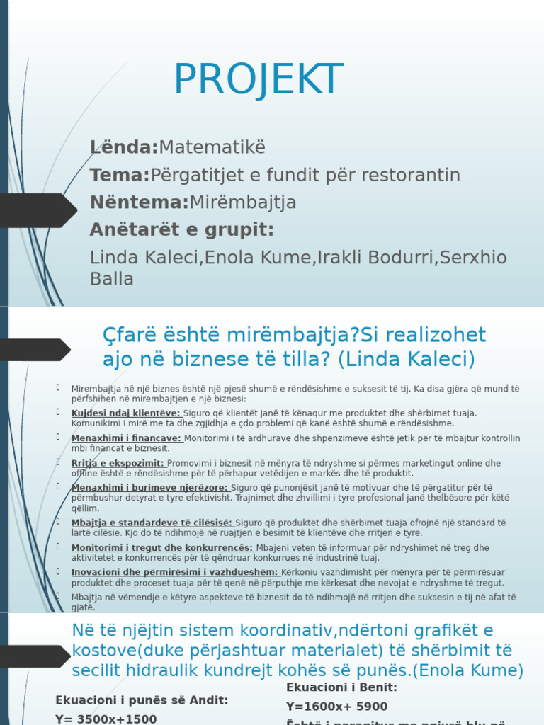 Projekt Matematike Detyra 4-1 | PDF