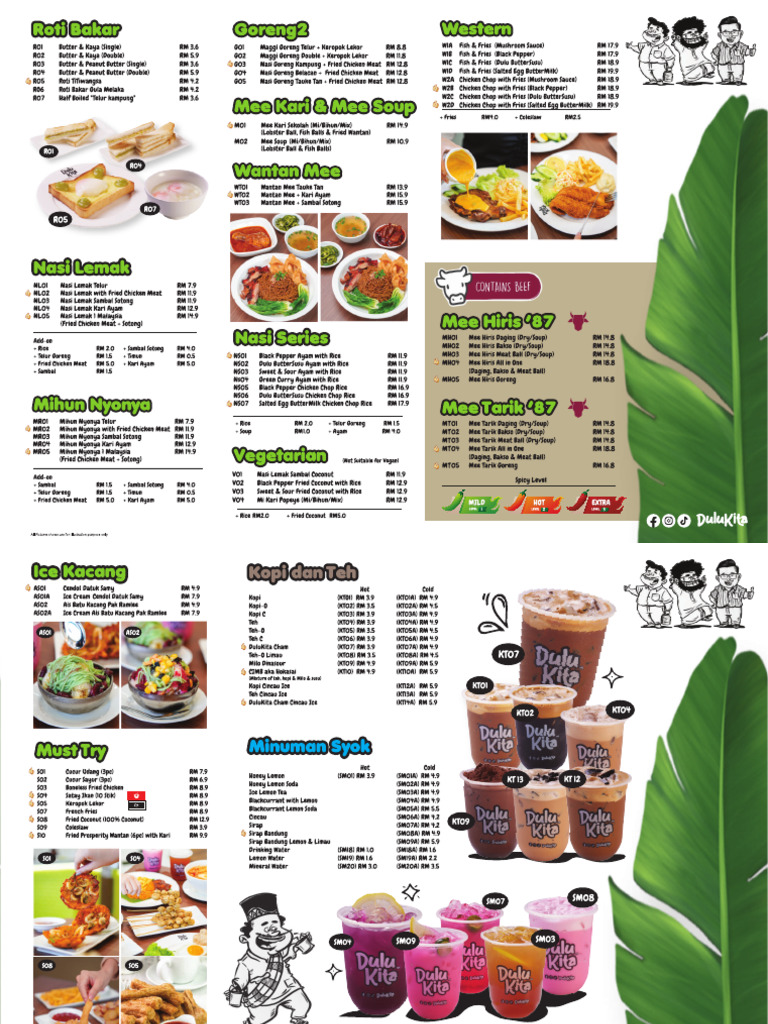 DuluKita A3 Menu | PDF