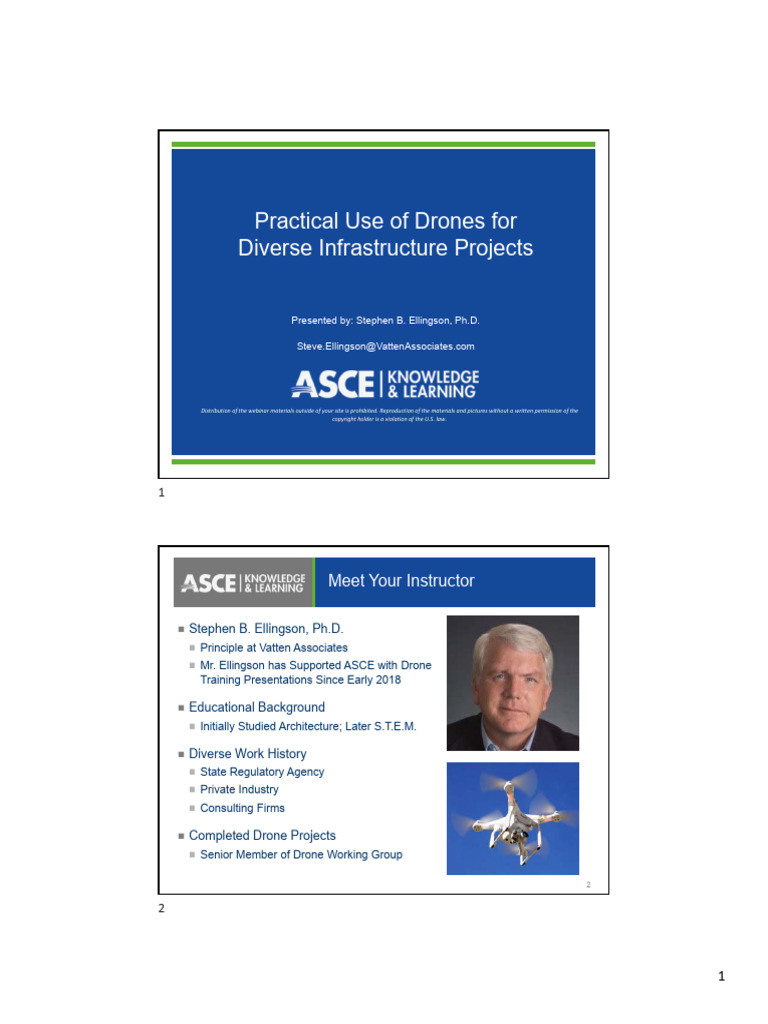 ASCE - PracticalUsesDrones | PDF