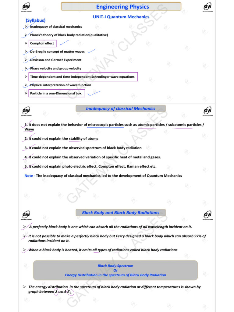 Physics UNIT-1 ONE SHOT Revision (Part-I) Notes - Invert | PDF