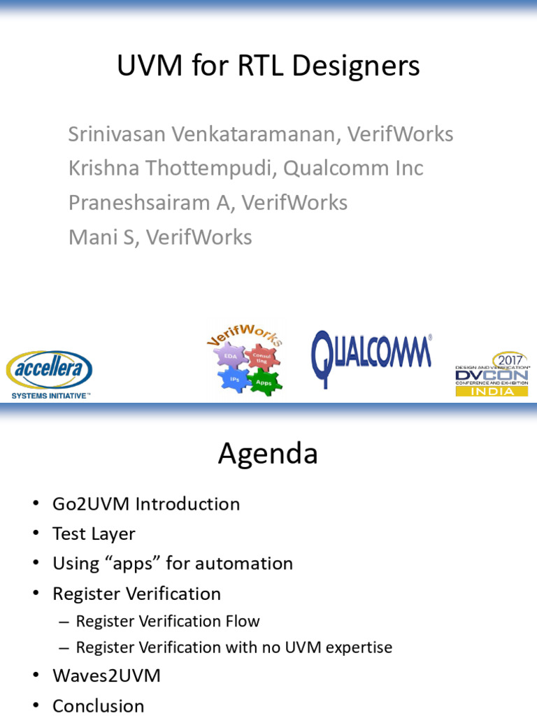 UVM For RTL Designers | PDF