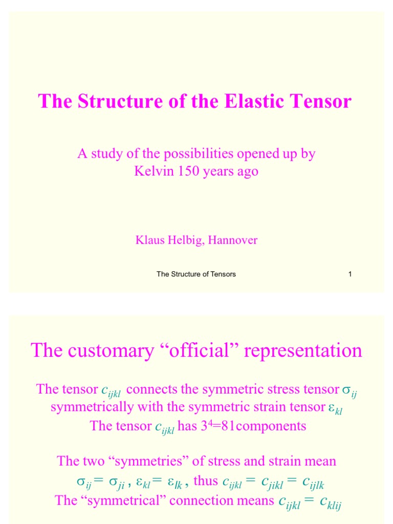 Stress Strain Tensor | Download Free PDF | Eigenvalues And Eigenvectors | Deformation (Mechanics)