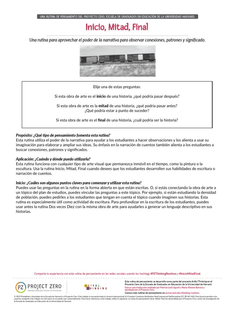 Incio, Mitad, Final - Beginning, Middle, End | PDF