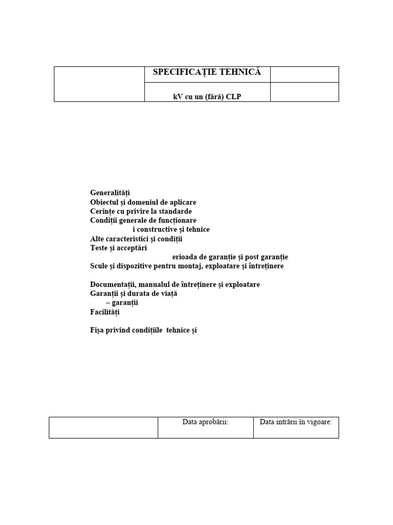 ST77 Separatoare110 KV | PDF