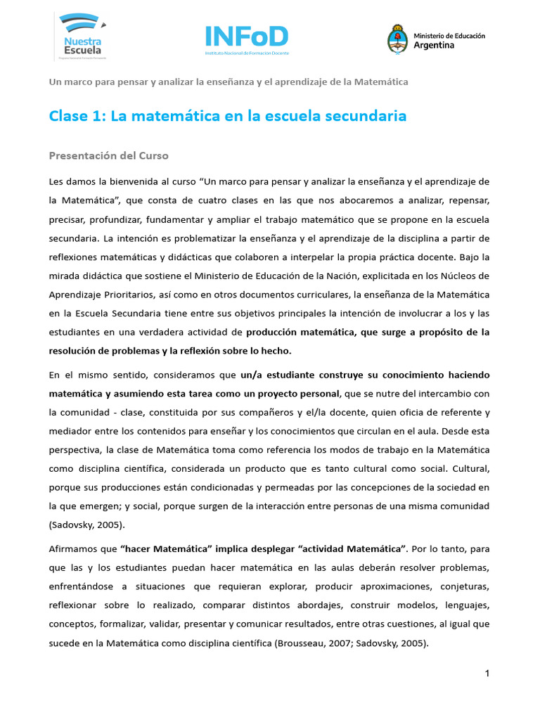 CMS01. Clase1 | PDF