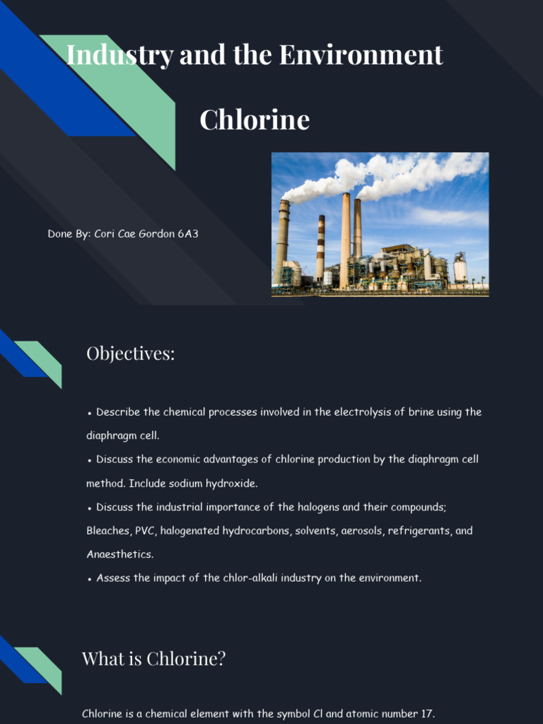 Industry and The Environment Cori Cae Gordon 6A3 | PDF