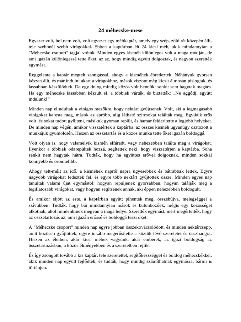 24 méhecske-mese | PDF