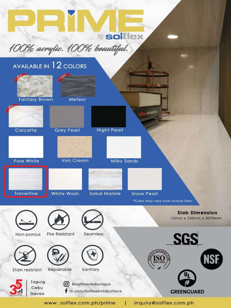Solflex Solid Surface | PDF