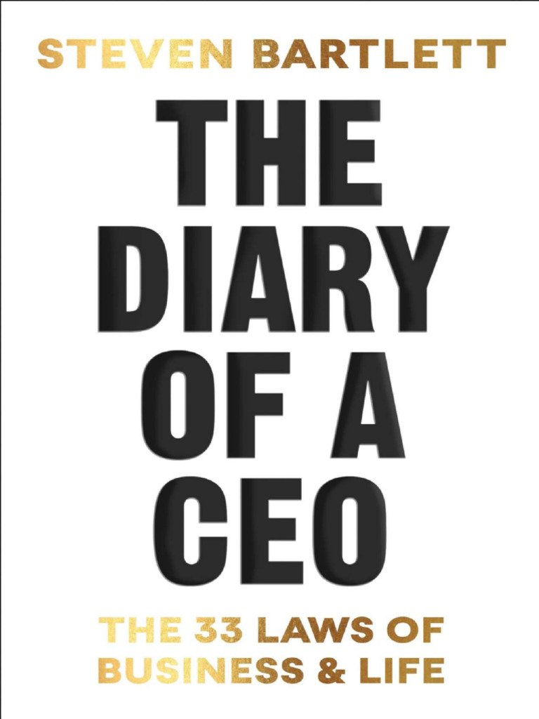 Diario de Un CEO (Bartlett) | PDF