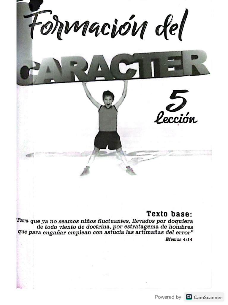 Formación del carácter | PDF