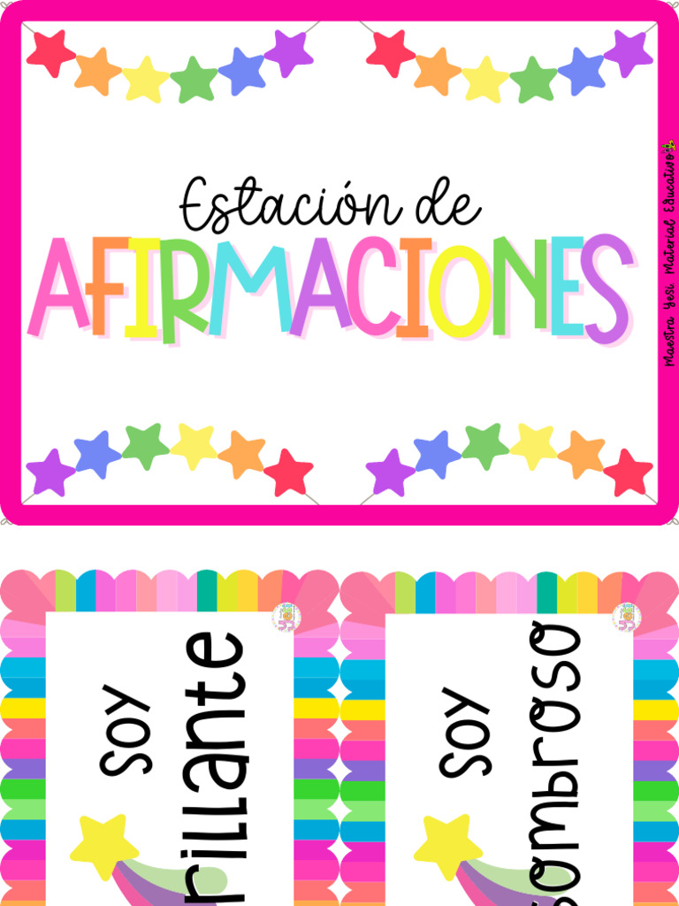 Estación de Afirmaciones | PDF