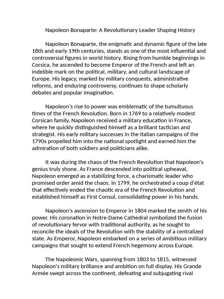 Napoleon | PDF