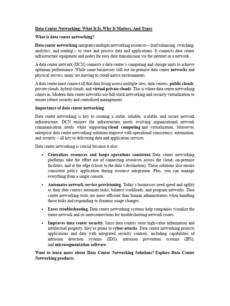 Data Center Design Pdf 0403