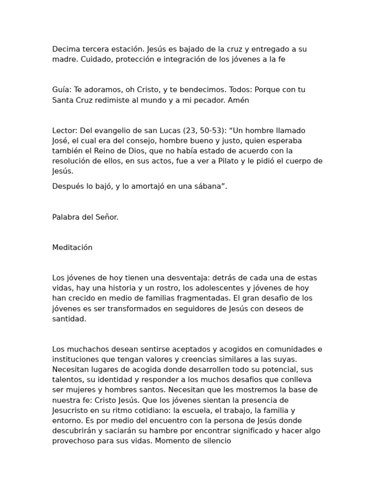 Decima Tercera Estación Chema | PDF