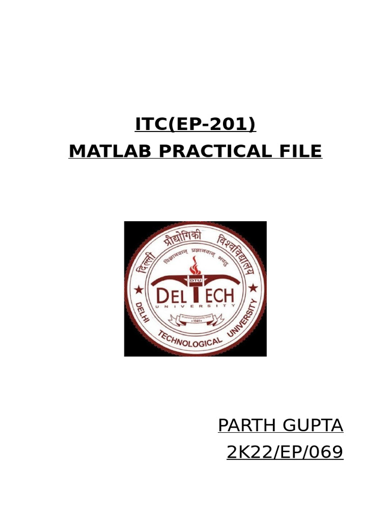 ITC Cover Page | PDF
