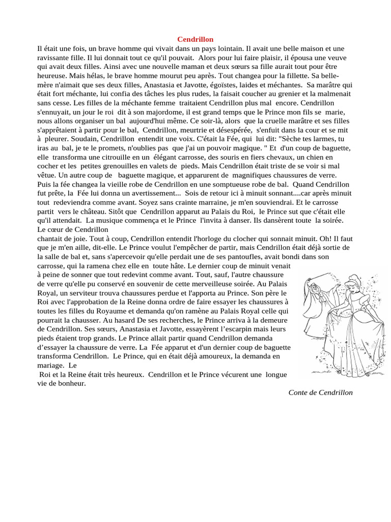 Cendrillon | PDF